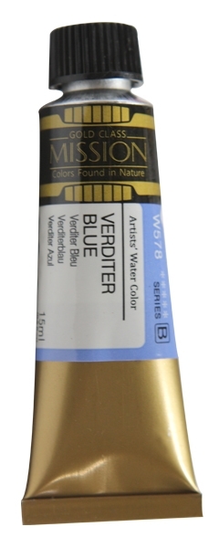 htconline.in| Mijello Mission Gold Water Colour 15ml Verditer Blue ...