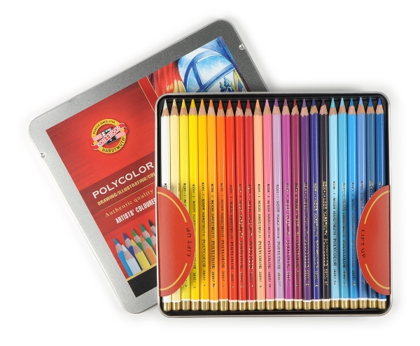 htconline.in| KOH-I-NOOR Polycolor Artist Coloured Pencils Set Of 48 ...