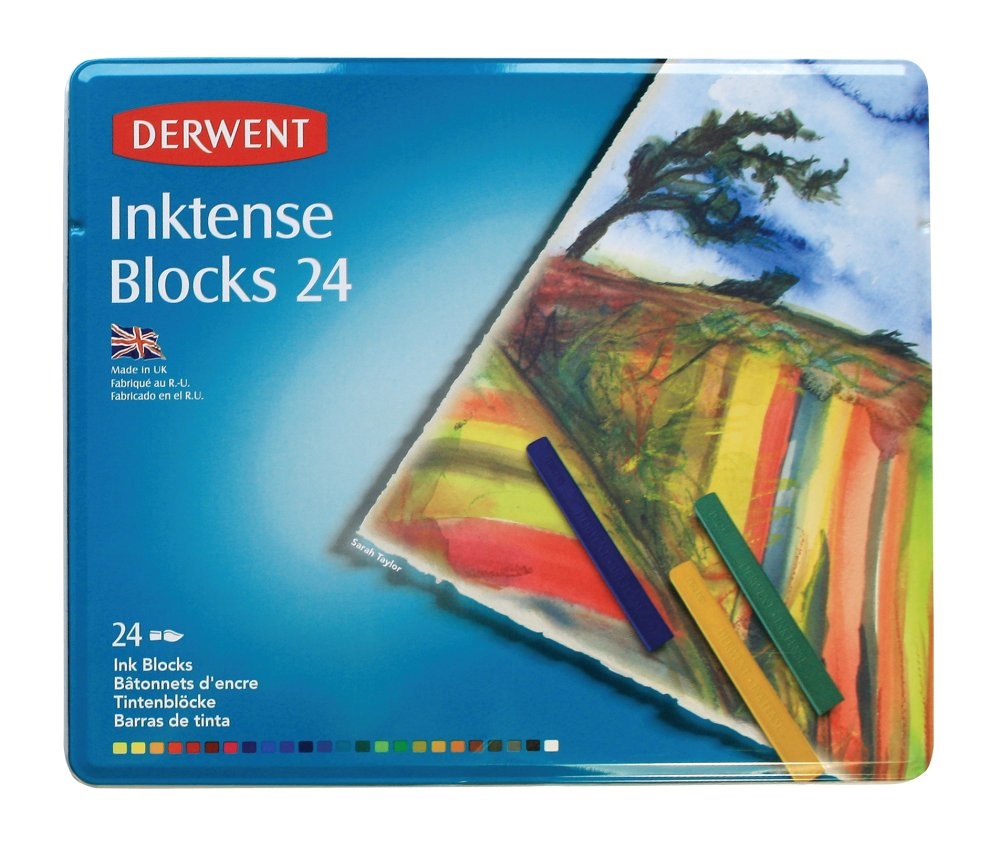 htconline.in| Derwent Inktense Blocks - Tin of 24