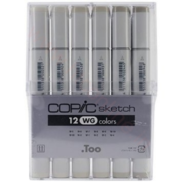 htconline.in| Copic Markers Warm Gray Set of 12 (CW12) - htconline.in