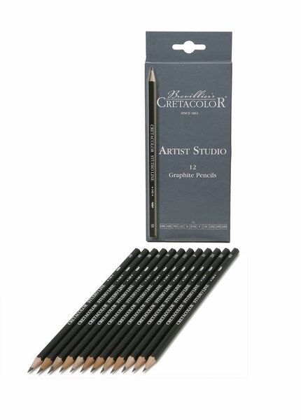 htconline.in| Cretacolor Artists Studio Line Graphite Pencil Set Of 12 ...