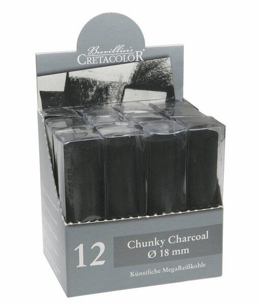 htconline.in| Cretacolor Chunky Charcoal 18mm Stick - htconline.in