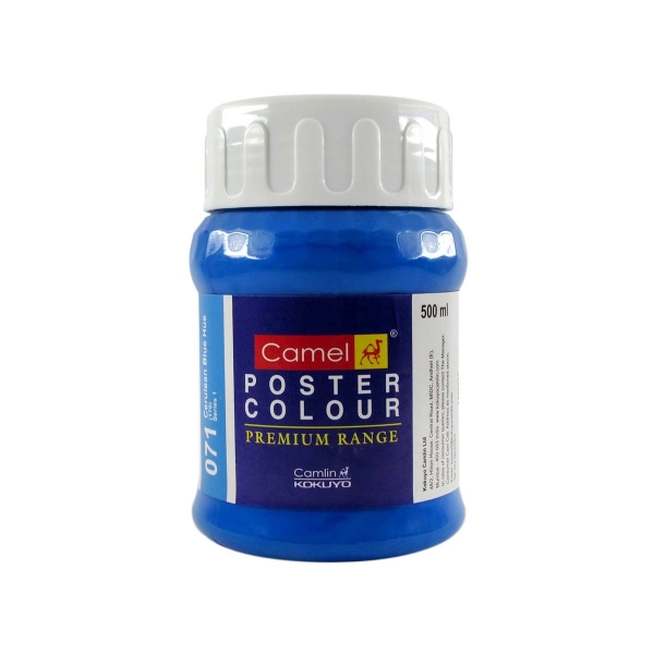 htconline.in| Camlin Poster Colour SR1 500ml Cerulean Blue - htconline.in