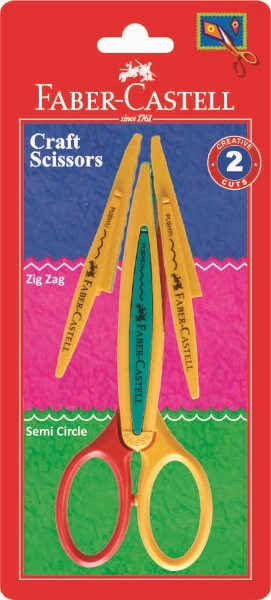 htconline.in| Faber Castell Craft Scissors - 2 Cut