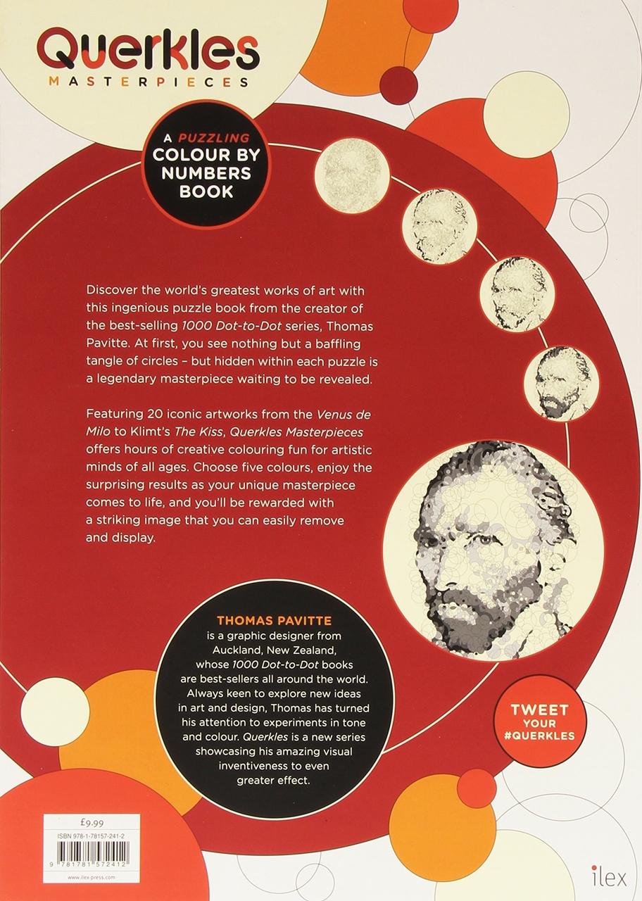 htconline.in| Querkles: Masterpieces| Adult Colouring Book| htconline.in