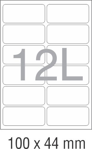 htconline.in| Novajet Multipurpose Self Adhesive Labels 100mm x 44mm ...