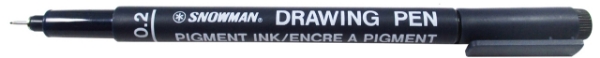 htconline.in| Snowman Drawing Pen 0.2 Black - htconline.in