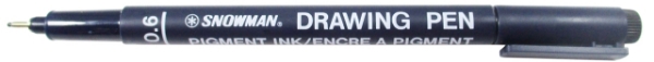 htconline.in| Snowman Drawing Pen 0.6mm Black - htconline.in
