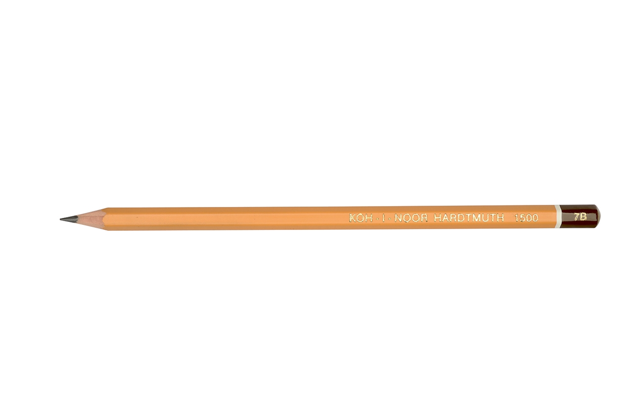 htconline.in| KOH-I-NOOR Yellow Graphite Pencil 1500/7B - htconline.in