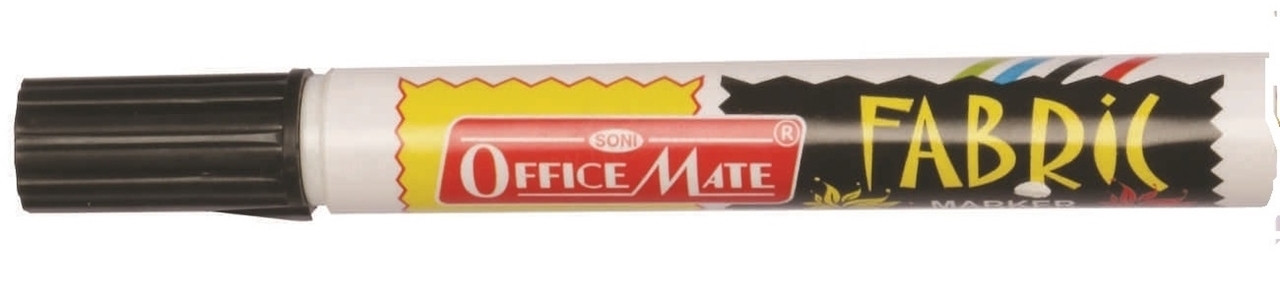 htconline.in| Office Mate Fabric Marker Black| Office Markers| htconline.in