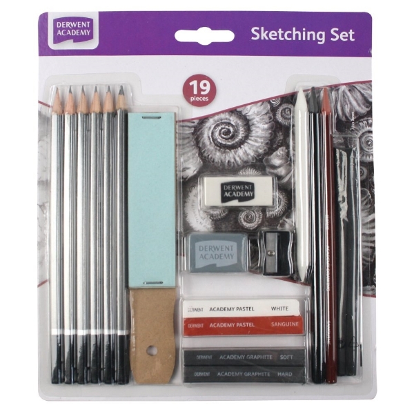 htconline.in| Derwent Academy Sketching - Set of 19