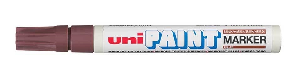 htconline.in| Uni Paint Marker 2.2mm-2.8mm - Brown