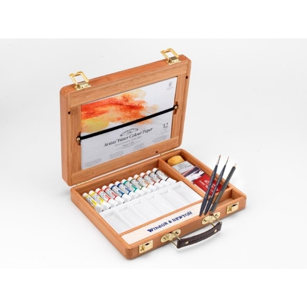htconline.in| WN Professional Watercolour Tubes Bamboo Box Set