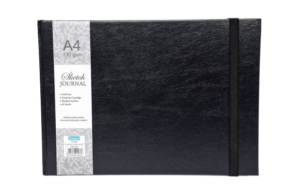 htconline.in| Scholar 130gsm A4 Sketch Journal Hard Bound (64 Sheets)