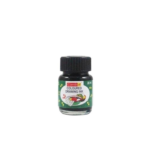 htconline.in| Camlin Coloured Drawing Ink 20ml Dark Green - htconline.in