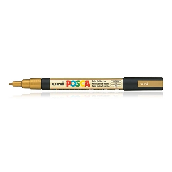 htconline.in| Uni Posca Marker Gold PC – 3M