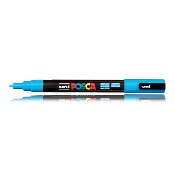htconline.in| Uni Posca Marker Light Blue PC – 3M