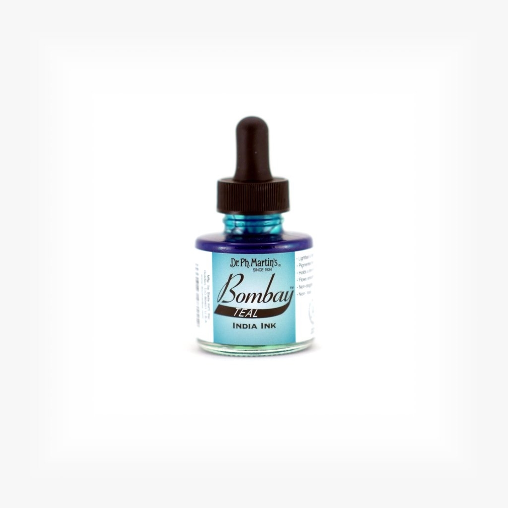 htconline.in| Dr.Ph.Martin's Bombay India Ink 30ml Teal - htconline.in