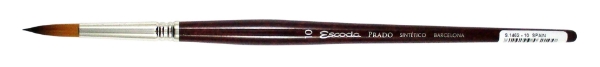 htconline.in| Escoda SR-1462 PRADO ROUND GOLD TAME BRUSH No:10