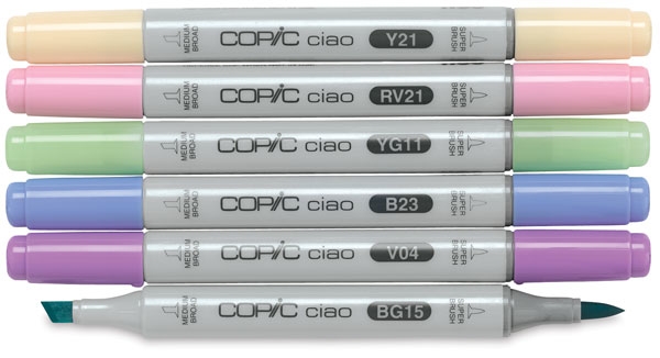 htconline.in| Copic Sketch Marker Set of 6 PASTEL - htconline.in