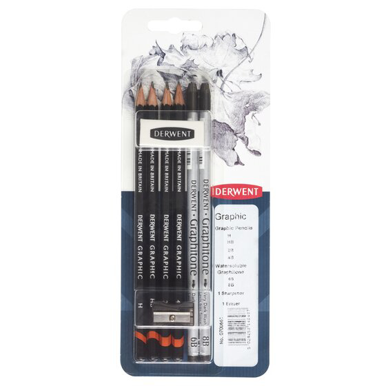 htconline.in| Derwent Graphic Pencil - Set of 8