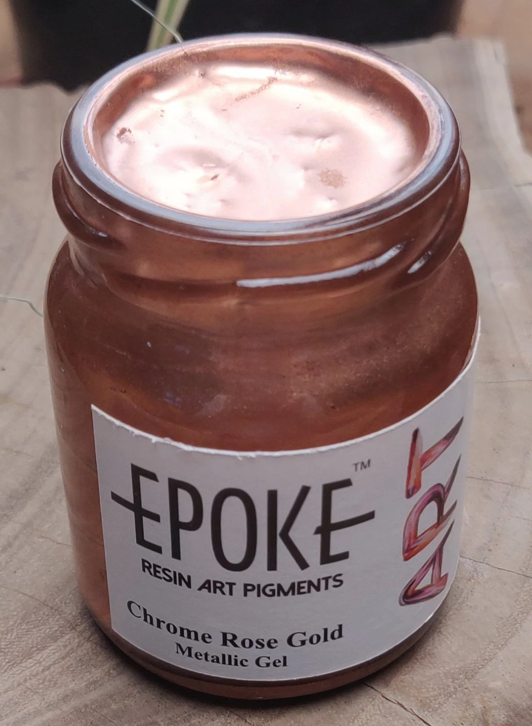 htconline.in| EPOKE Resin Pigment Chrome Rose Gold 75g (Metalic)