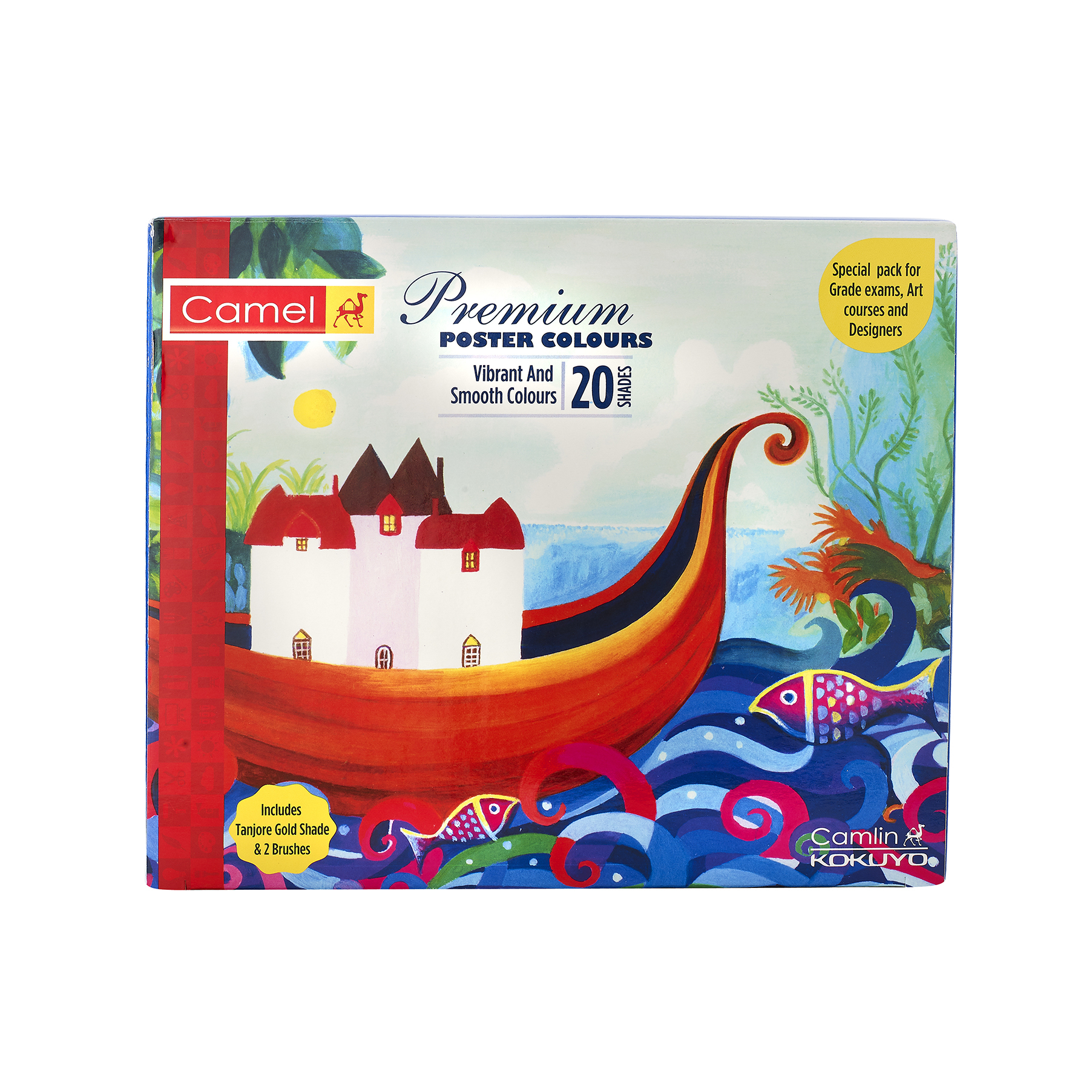 htconline.in| camlin-poster-colours-set-of-20-shades-15ml