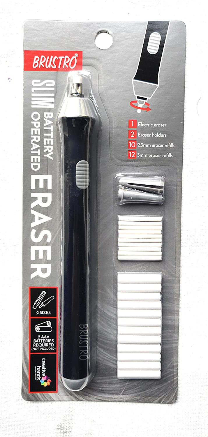 htconline.in| Brustro Slim Battery Operated Eraser - htconline.in