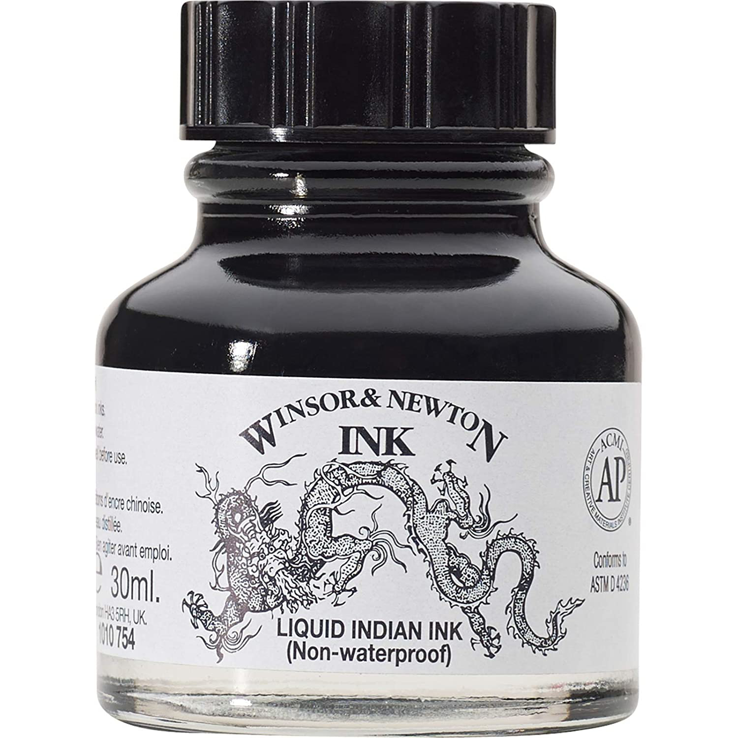 htconline.in| Winsor & Newton Black Indian Ink 30ml
