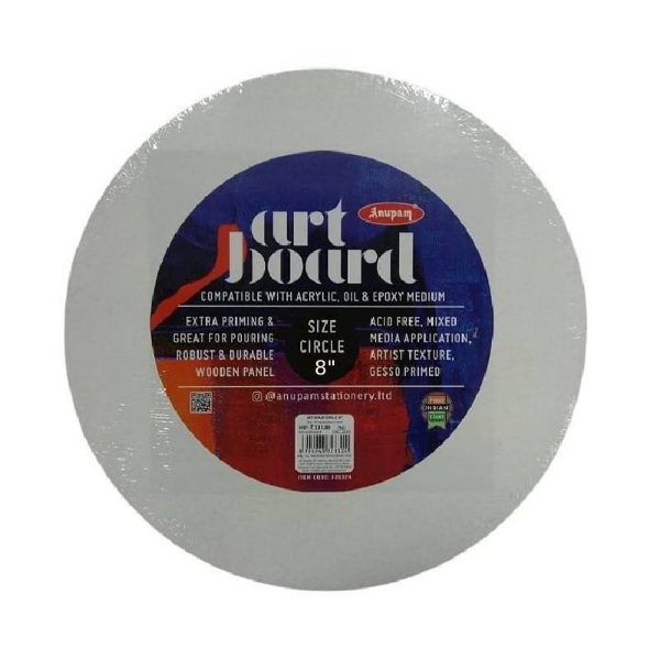 htconline.in| Anupam Art Board Circle - 8" (20x20cm)