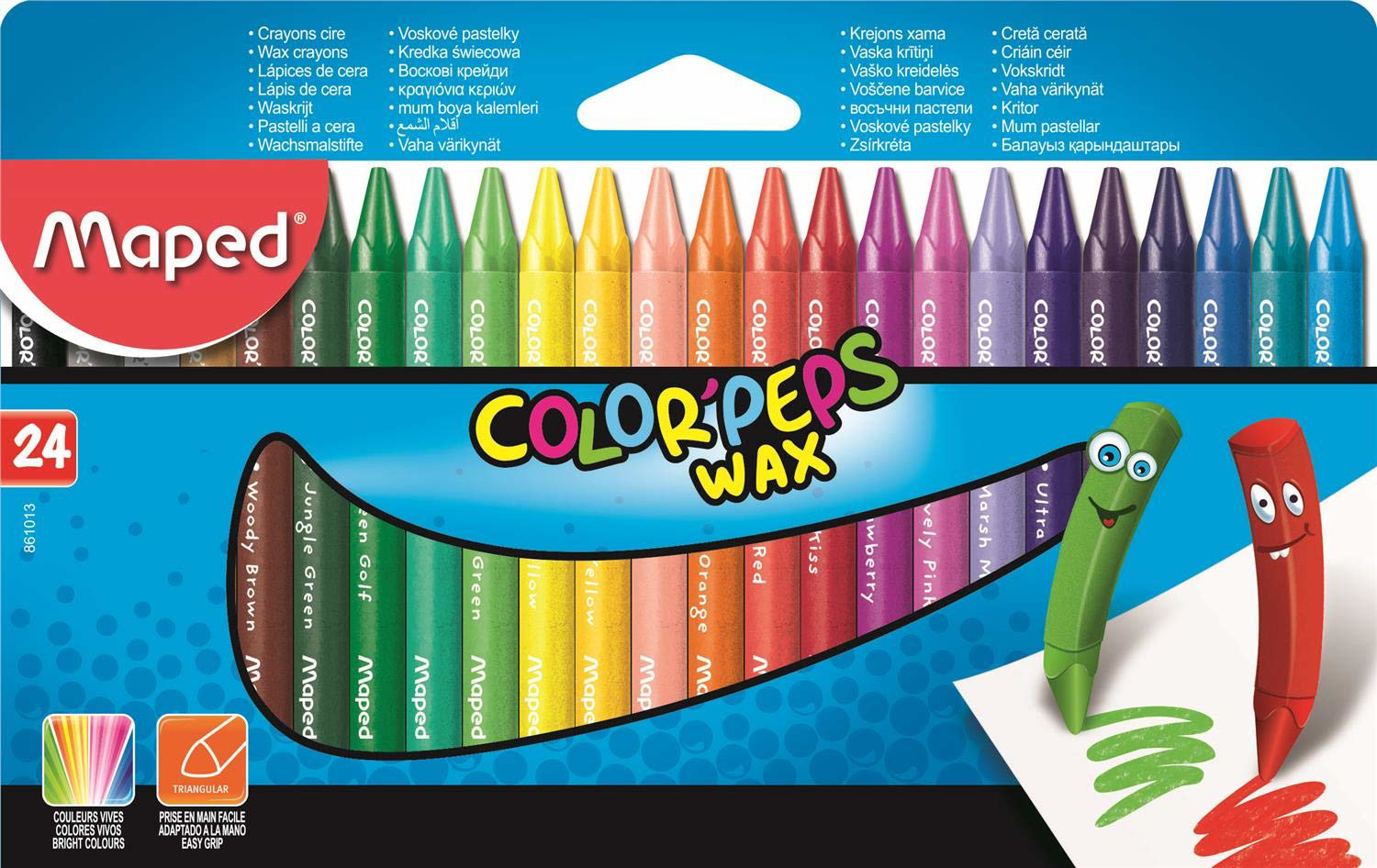 htconline.in| Maped Color'Peps Wax Crayons Set of 24