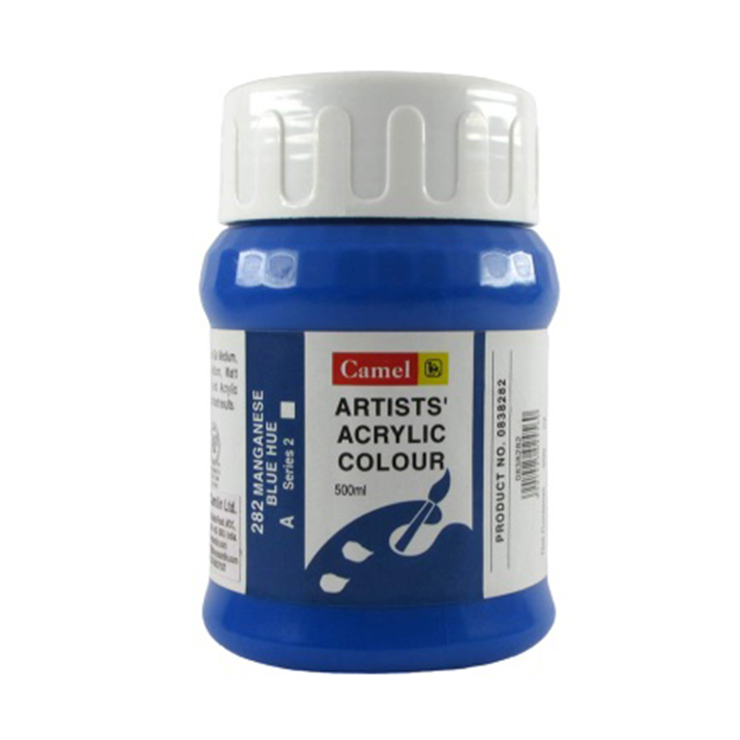 htconline.in| Camlin Acrylic Colour Bottle SR2 500ml Manganese Blue ...