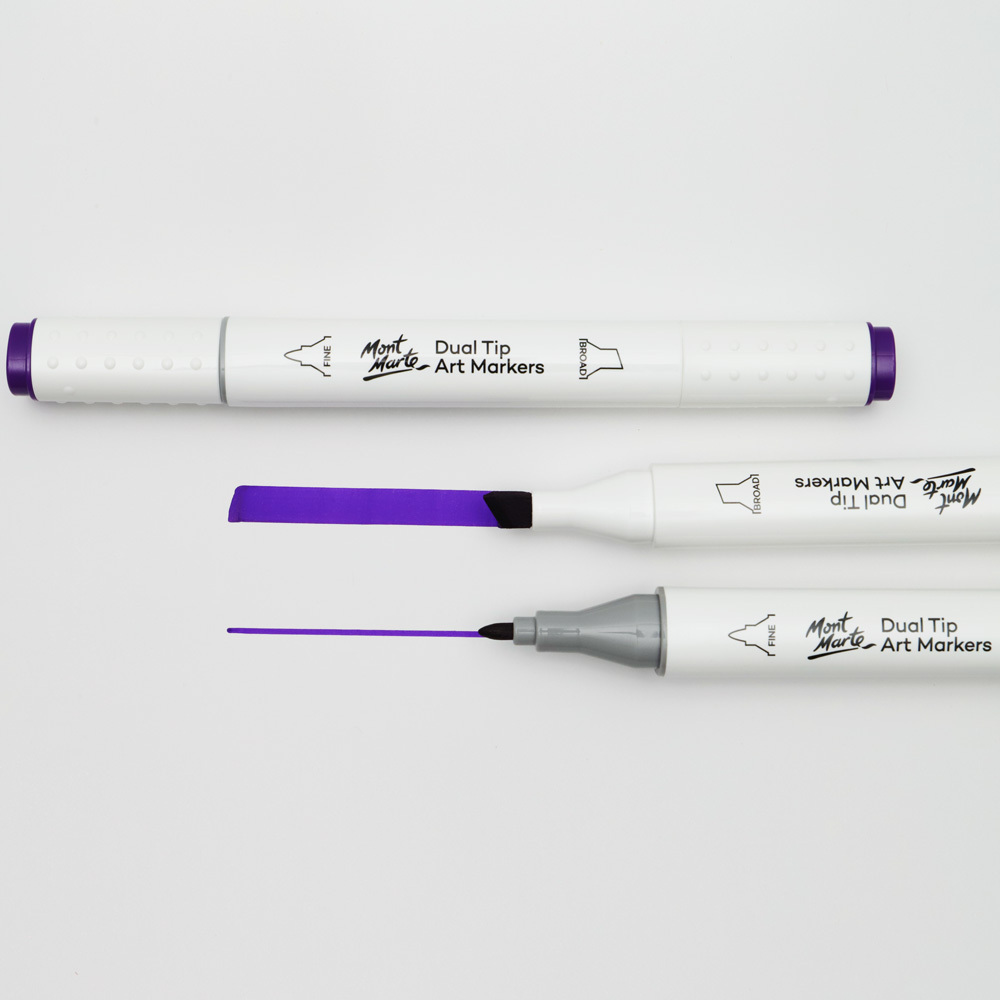 htconline.in| Mont Marte Dual Tip Art Marker Deep Violet 81 - htconline.in