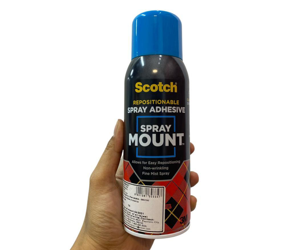 htconline.in| Scotch Spray Mount Re-positionable Adhesive (290grms)