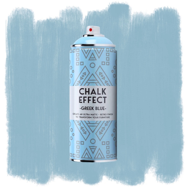 htconline.in| Chalk Effect Spray Paint 400ml - Greek Blue
