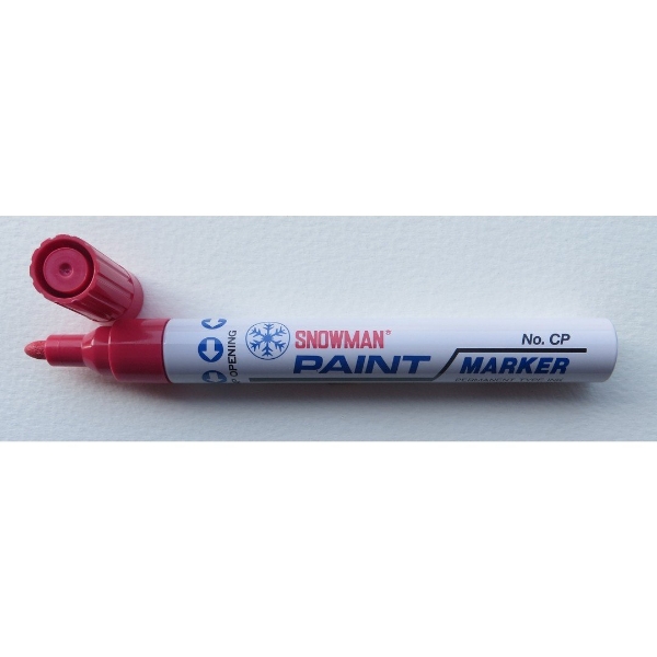 htconline.in| Snowman Oil Paint Marker - Red
