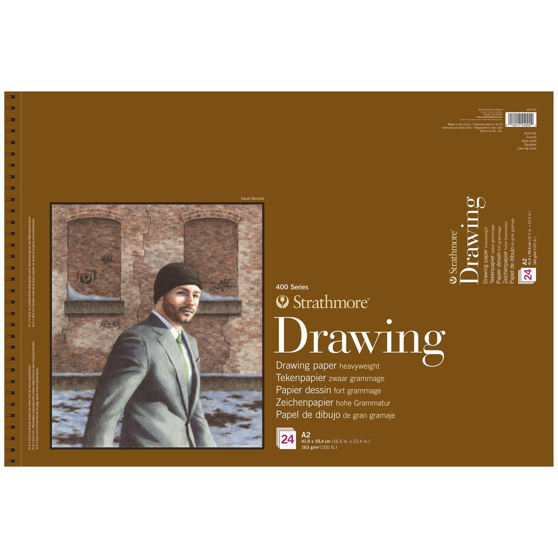 htconline.in| Strathmore Drawing paper A2 (24 sheets) Heavy weight