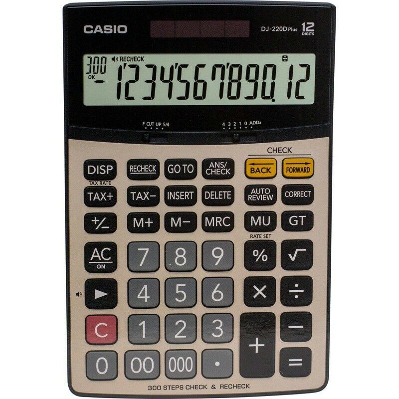 htconline.in| CASIO Calculator DJ-220D Plus Check & Recheck