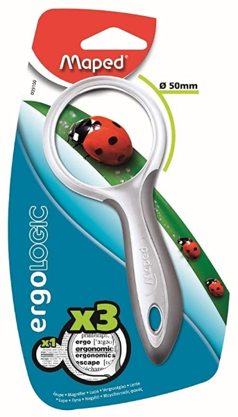 htconline.in| Maped ErgoLogic 50mm Magnifier X3 Handheld - 039100