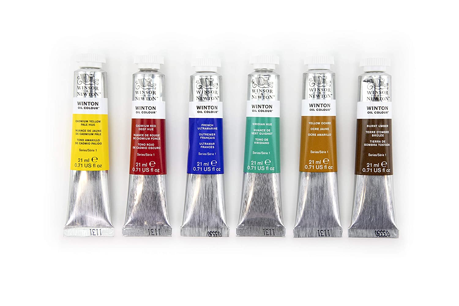htconline.in| Winsor & Newton Winton Oil Colour Tube - Set of 6 (21ml)