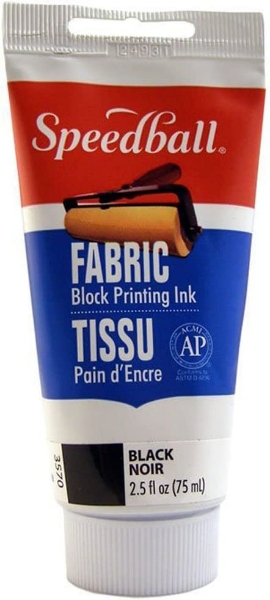 htconline.in| Speedball Fabric Block Printing Ink - Black