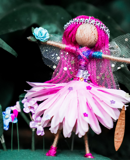 htconline.in| DIY Creative Box Flower Fairies Pink Kit