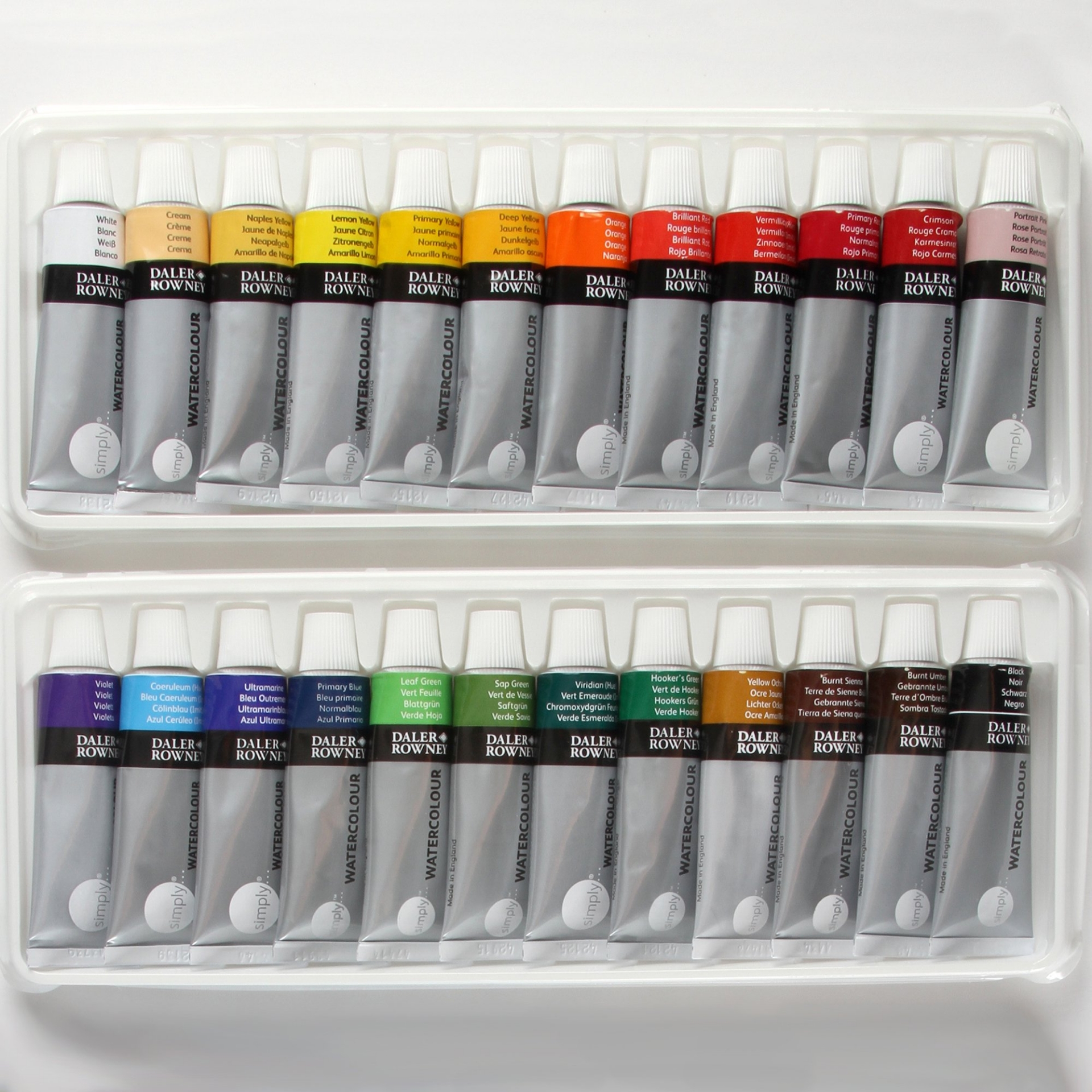 htconline.in| Daler Rowney Water Colour Set Of 24x12ml - htconline.in