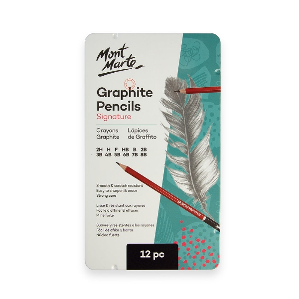 htconline.in| Mont Marte Graphite Pencil - Set of 12
