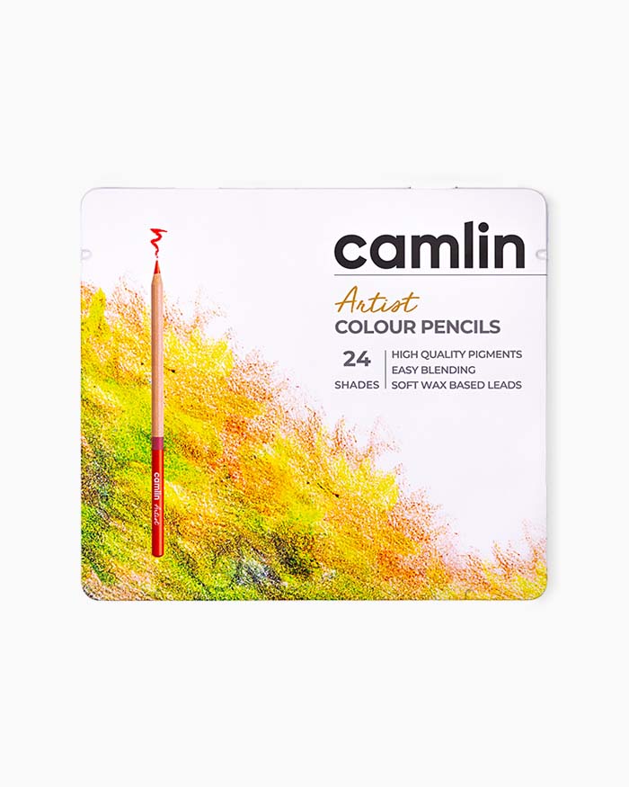 htconline.in| Camlin Artist Colour Pencils 24 Shades - htconline.in